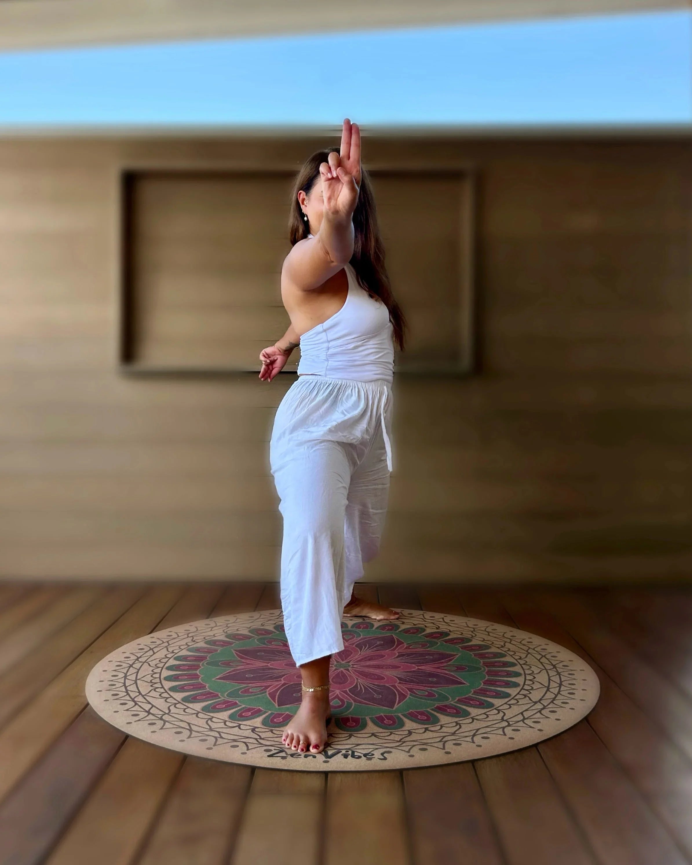 Round Cork Meditation Mats – Calming, Eco-Friendly | Zenvibes